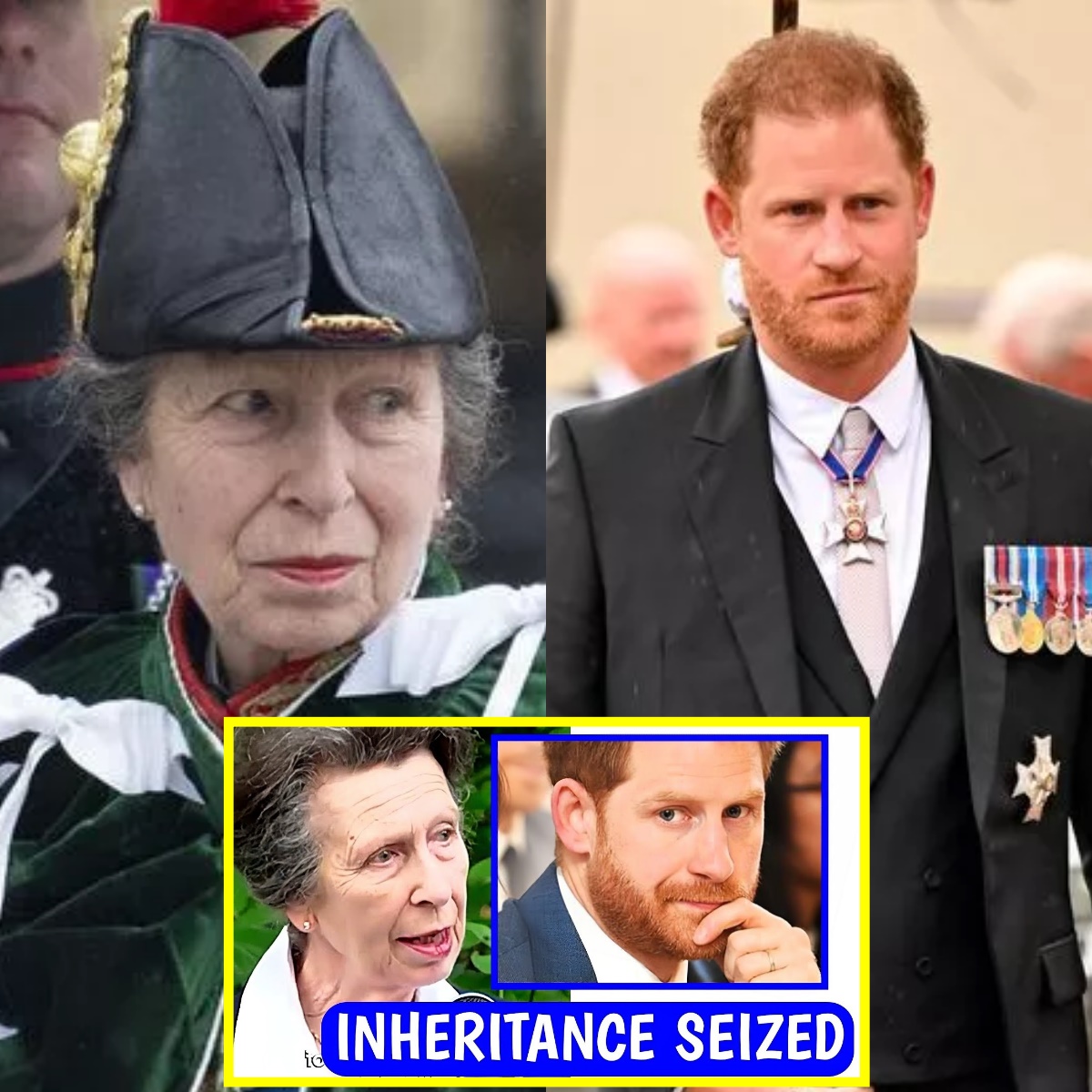 Harry Breakdown In Tears As Princess Anne SEIZE All Harry's Inheritance ...
