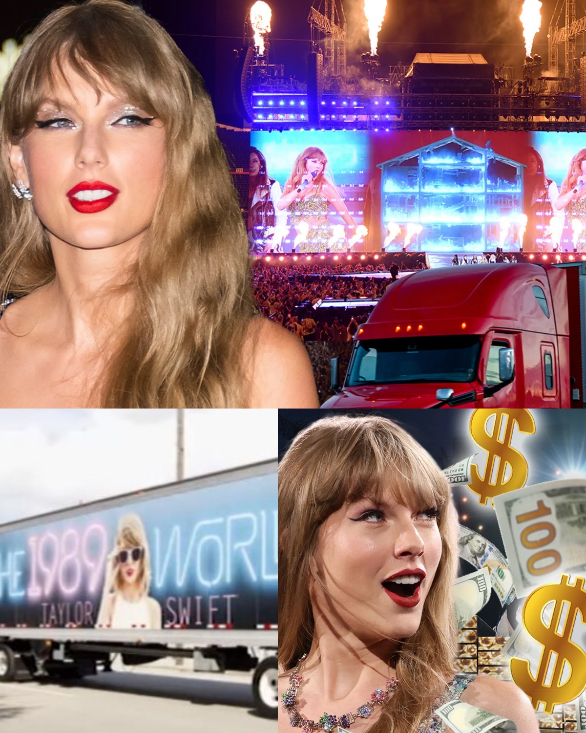 Taylor Swift gives 'life-changing' $100,000 bonus to Eras Tour truck ...
