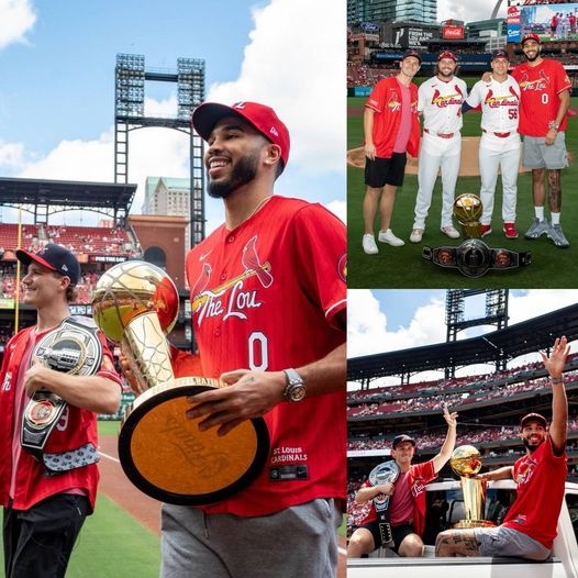 Matthew Tkachuk, Jayson Tatum Recreate Viral Photo Before Throwing Out ...