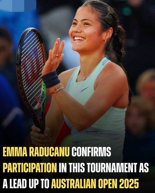 Emma Raducanu confirms participation in this tournament as a lead up to ...