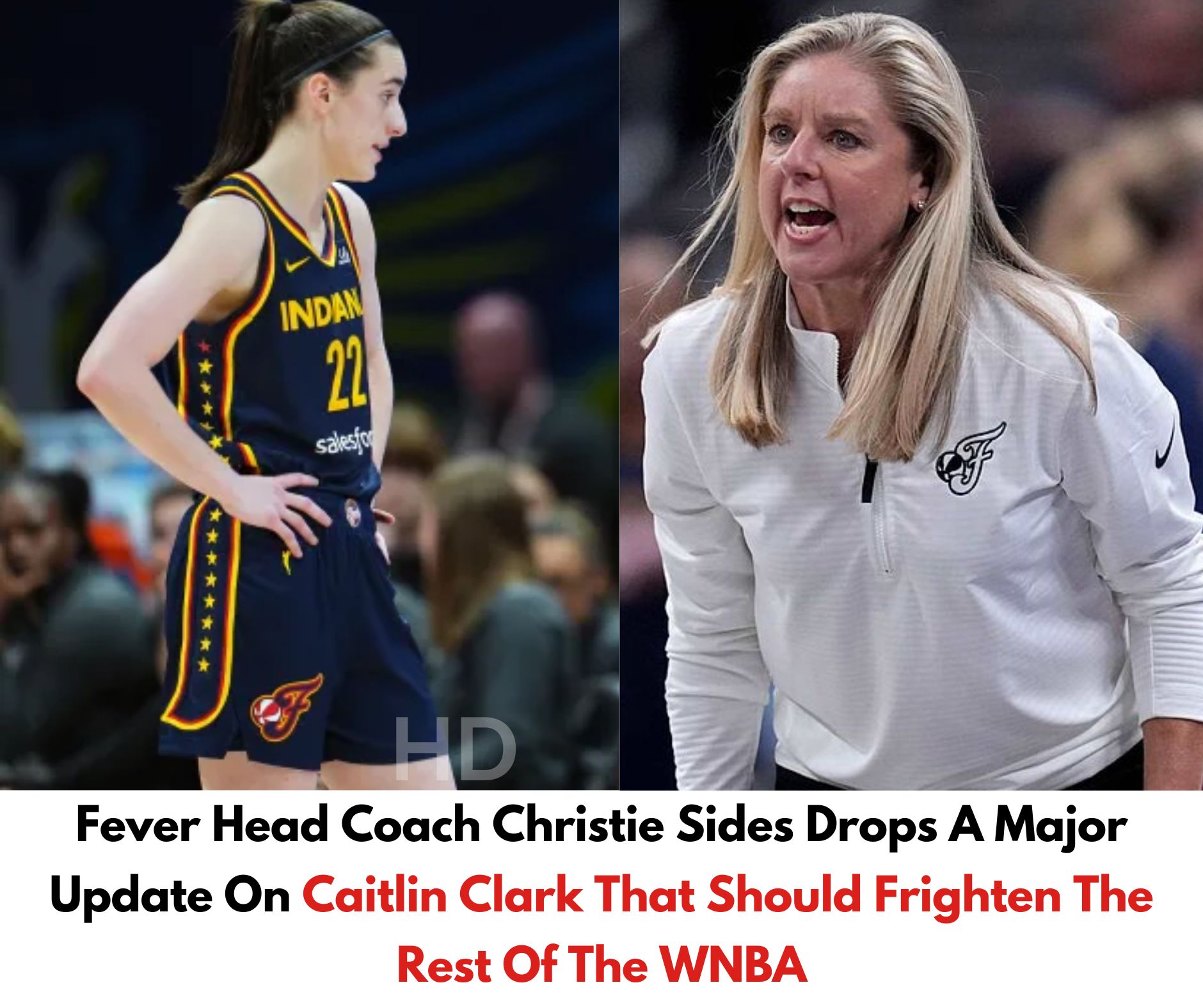 Fever Head Coach Christie Sides Drops A Major Update On Caitlin Clark ...