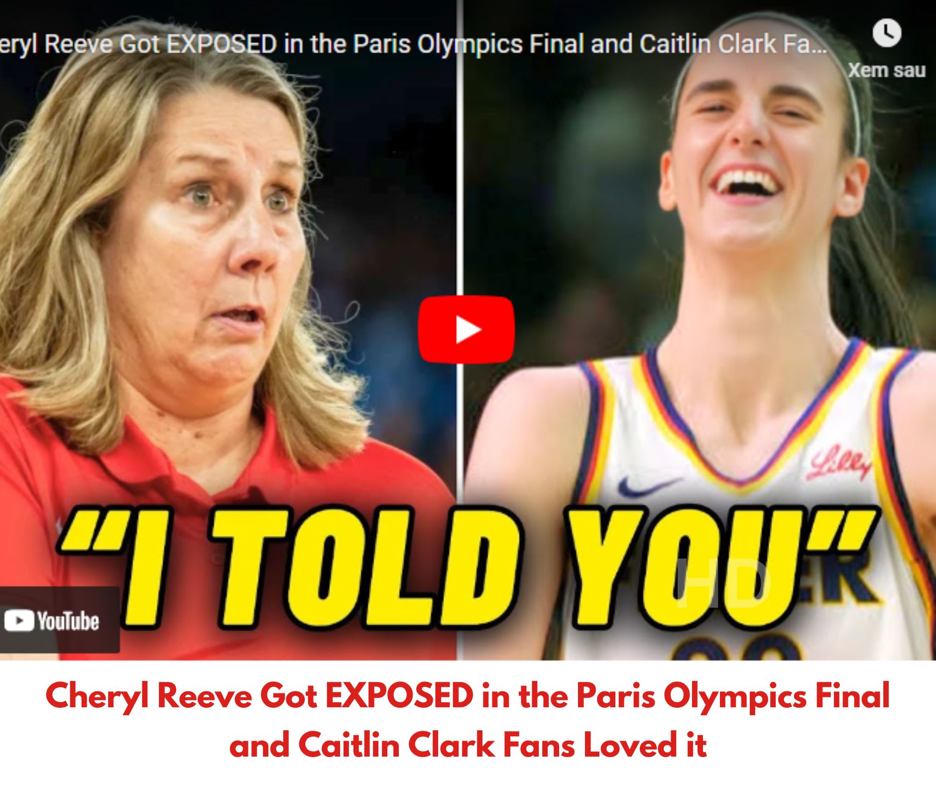 Cheryl Reeve Got EXPOSED in the Paris Olympics Final and Caitlin Clark ...
