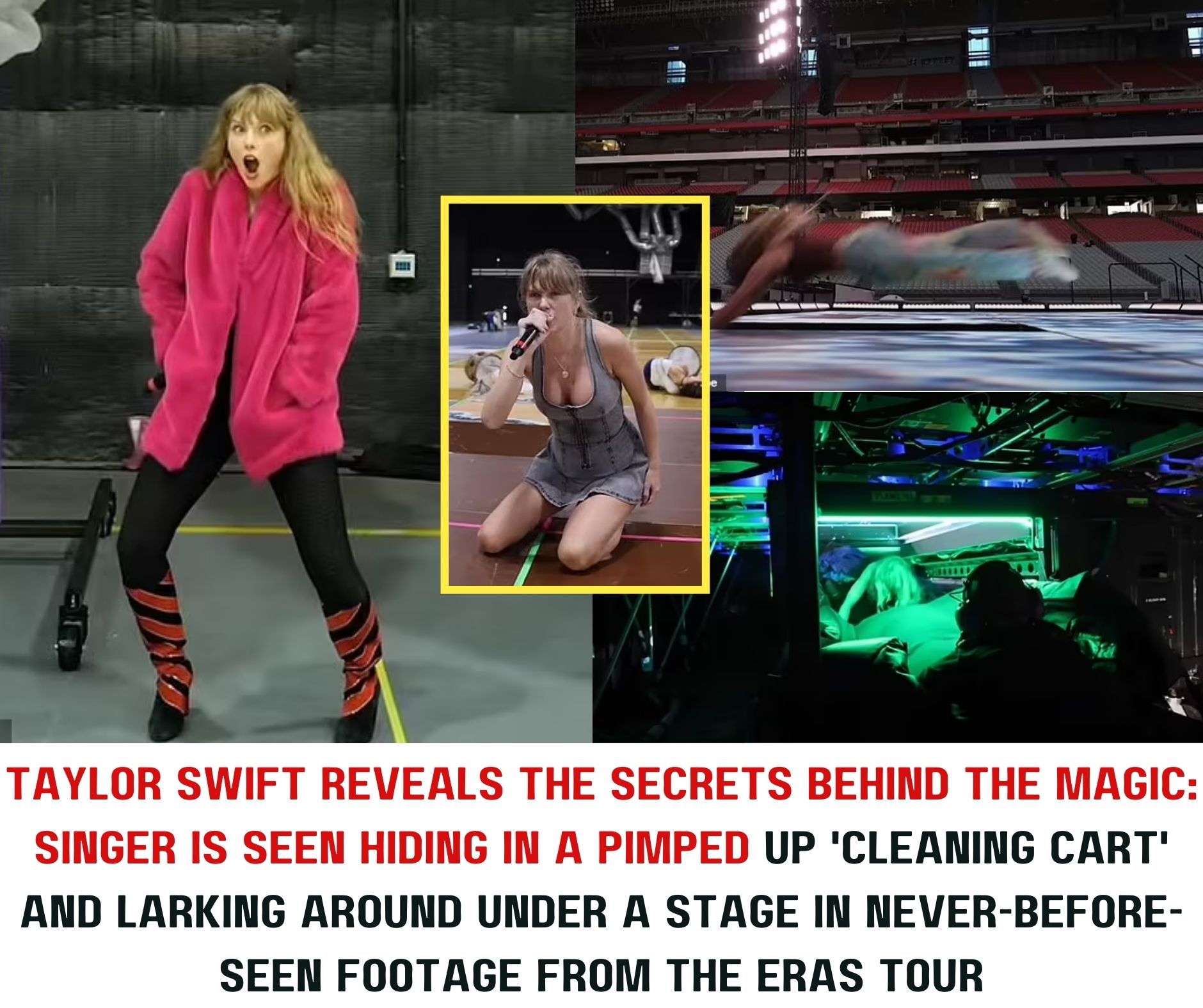 Taylor Swift reveals the secrets behind the magic: Singer is seen ...