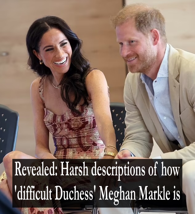 Revealed: Harsh Descriptions of How 'Difficult Duchess' Meghan Markle ...