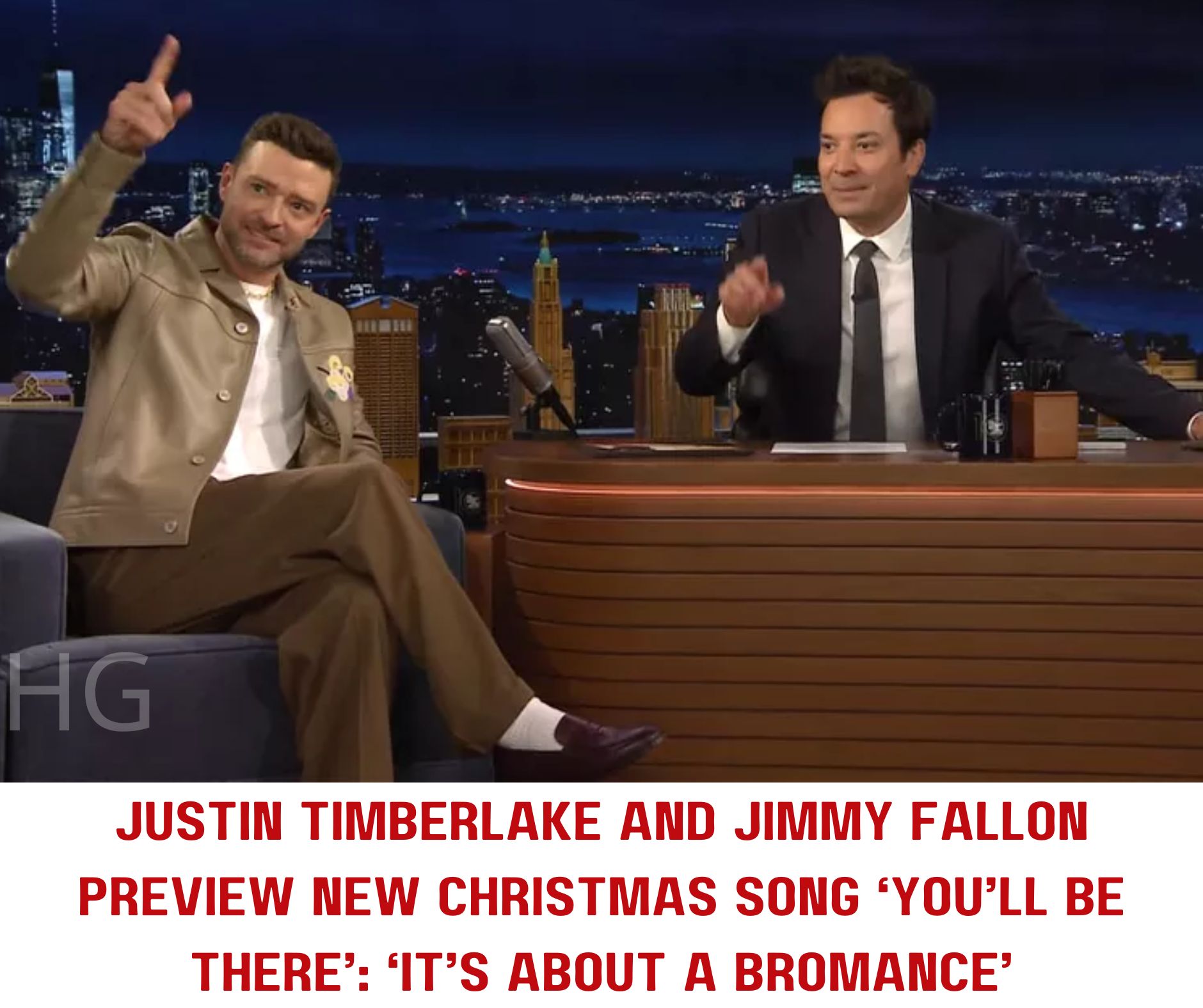 Justin Timberlake and Jimmy Fallon Preview New Christmas Song ‘You’ll ...