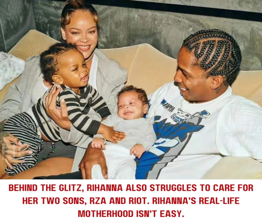 Behind the glitz, Rihanna also struggles to care for her two sons, Rza and Riot. Rihanna’s real ...