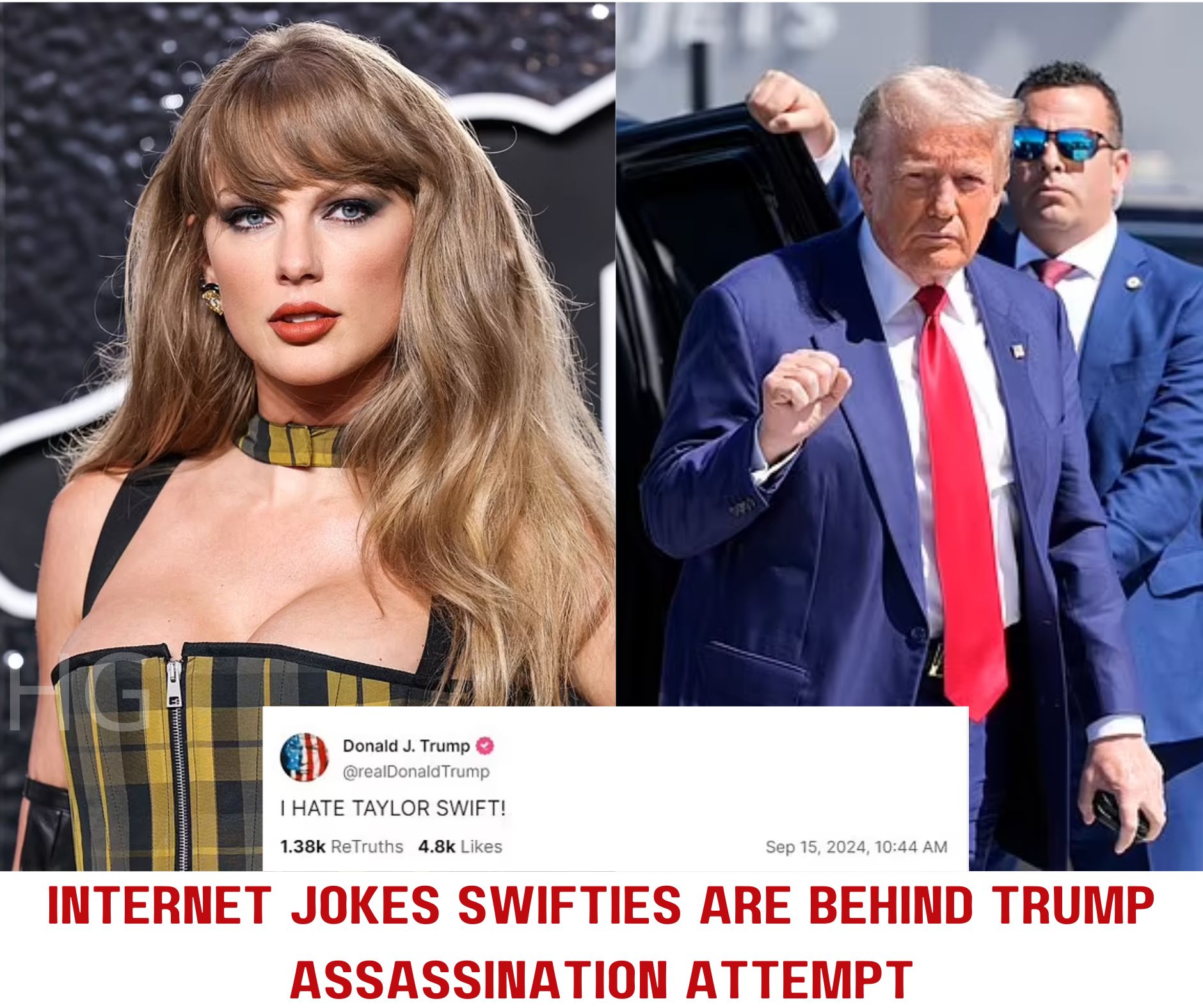 Internet jokes Swifties are behind Trump assassination attempt (HG) - News