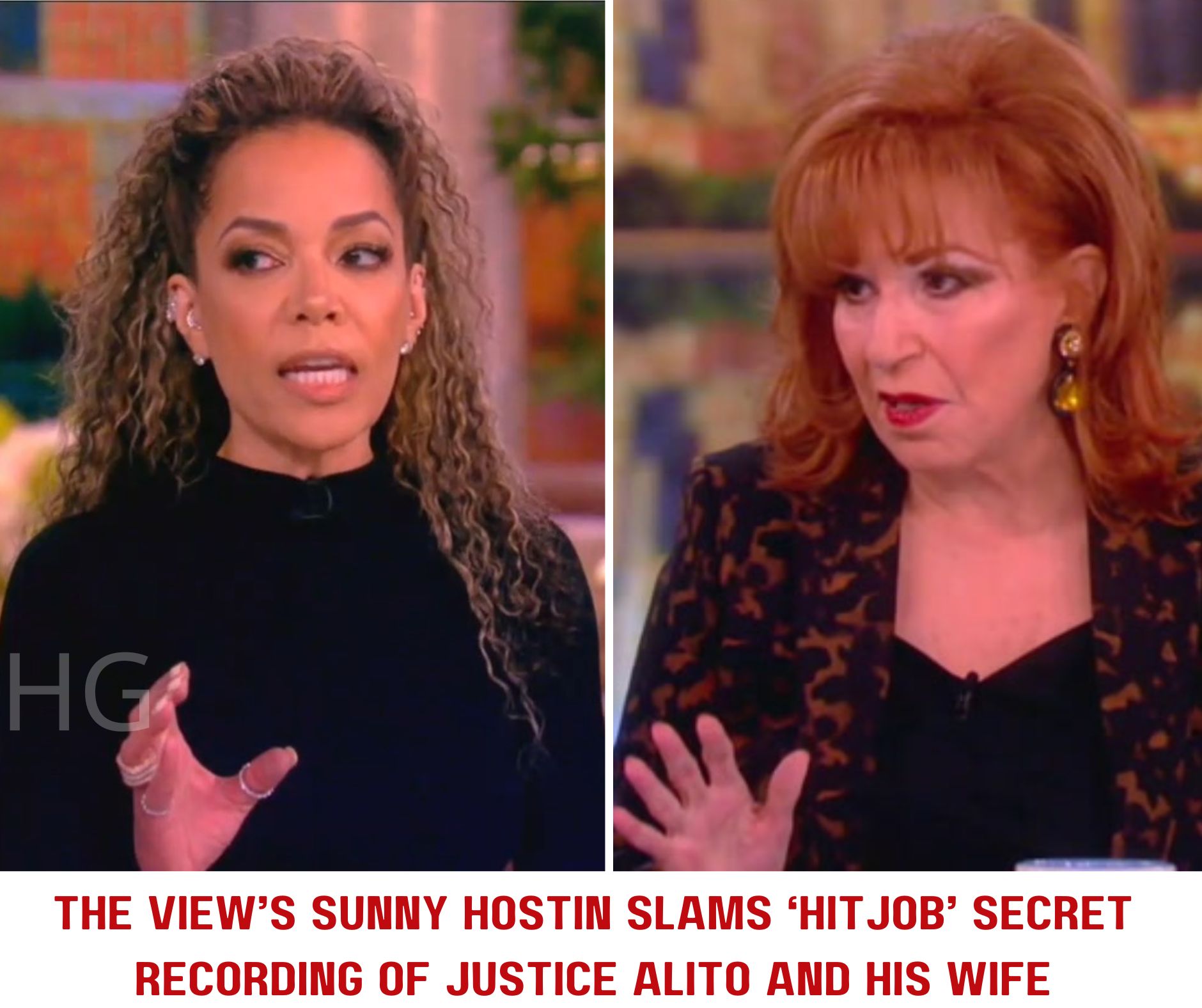 The View’s Sunny Hostin Slams ‘Hitjob’ Secret Recording of Justice ...