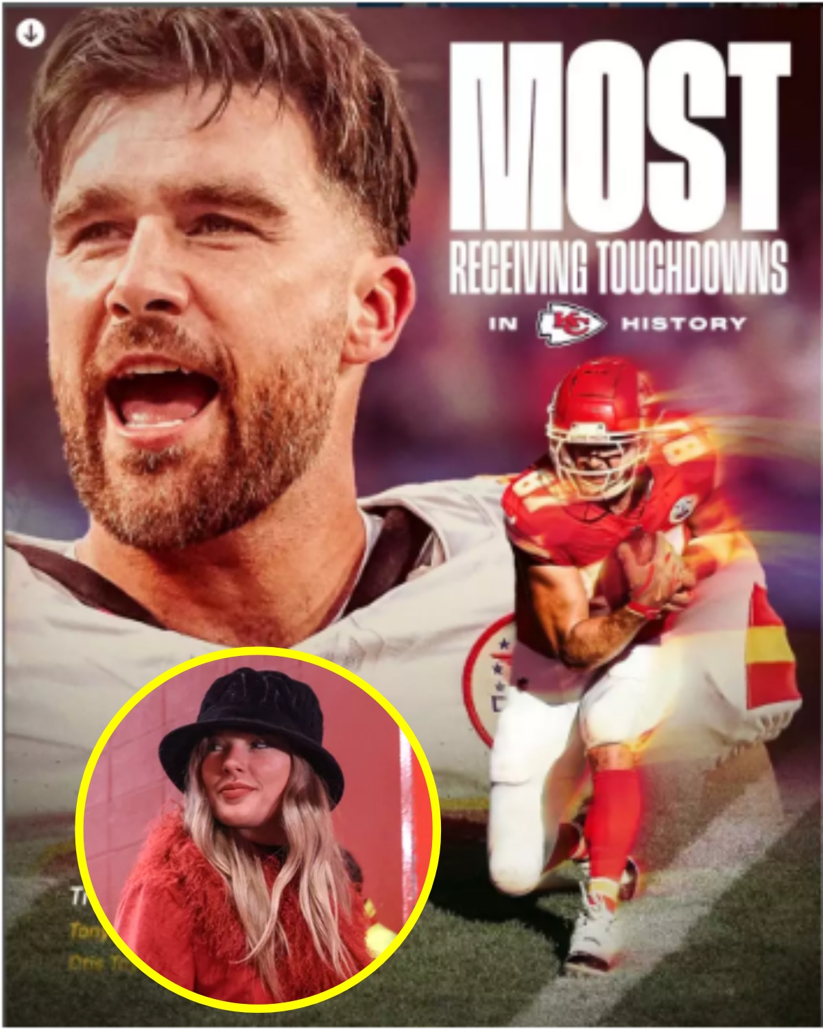 Taylor Swift Supports Travis Kelce After He Breaks Chiefs Touchdown ...