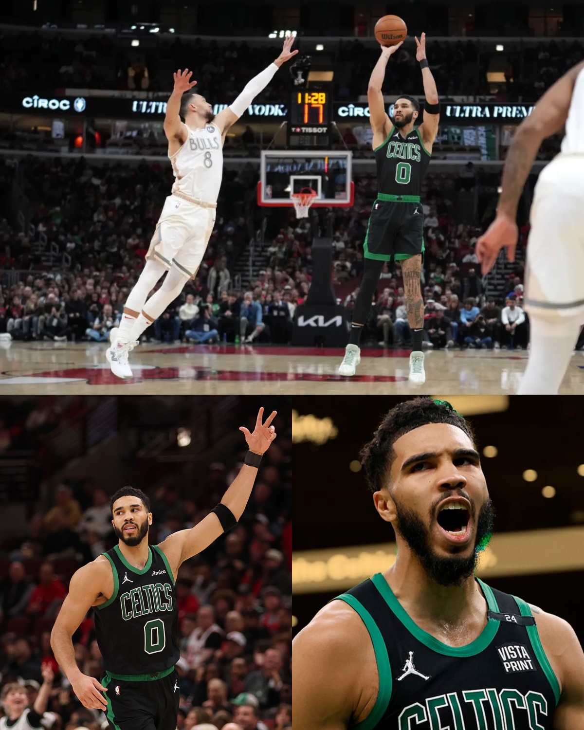 Jayson Tatum makes Celtics history as Boston pummels Bulls in rematch ...