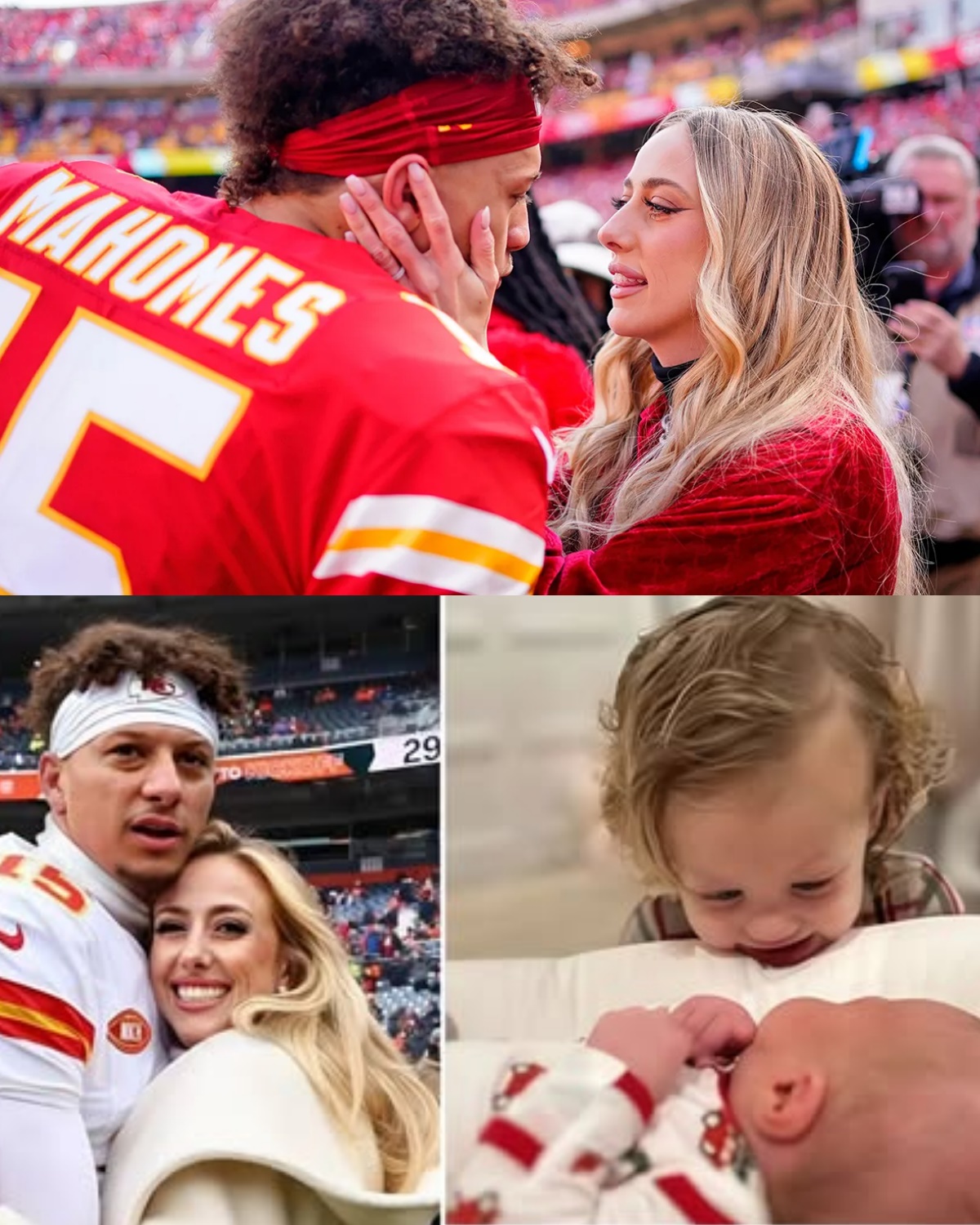 The Kansas City Chiefs quarterback and best NFL father, Patrick Mahomes ...