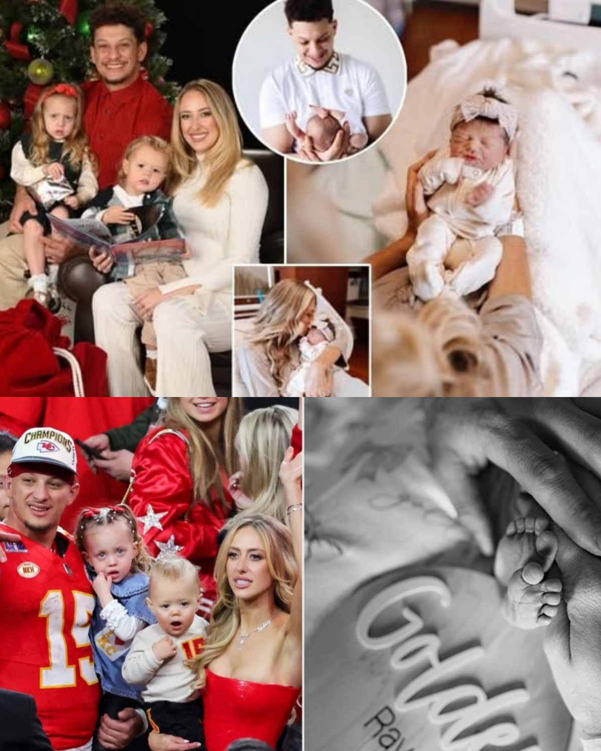 Breaking: After the arrival of their third child, Golden Raye Mahomes ...