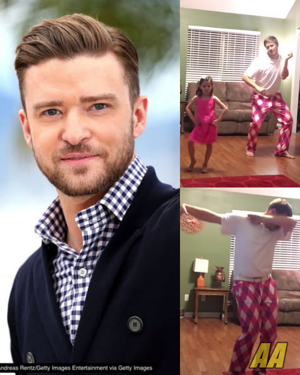 Justin Timberlake Can't Get Enough Of Father-Daughter Duo Performing To ...