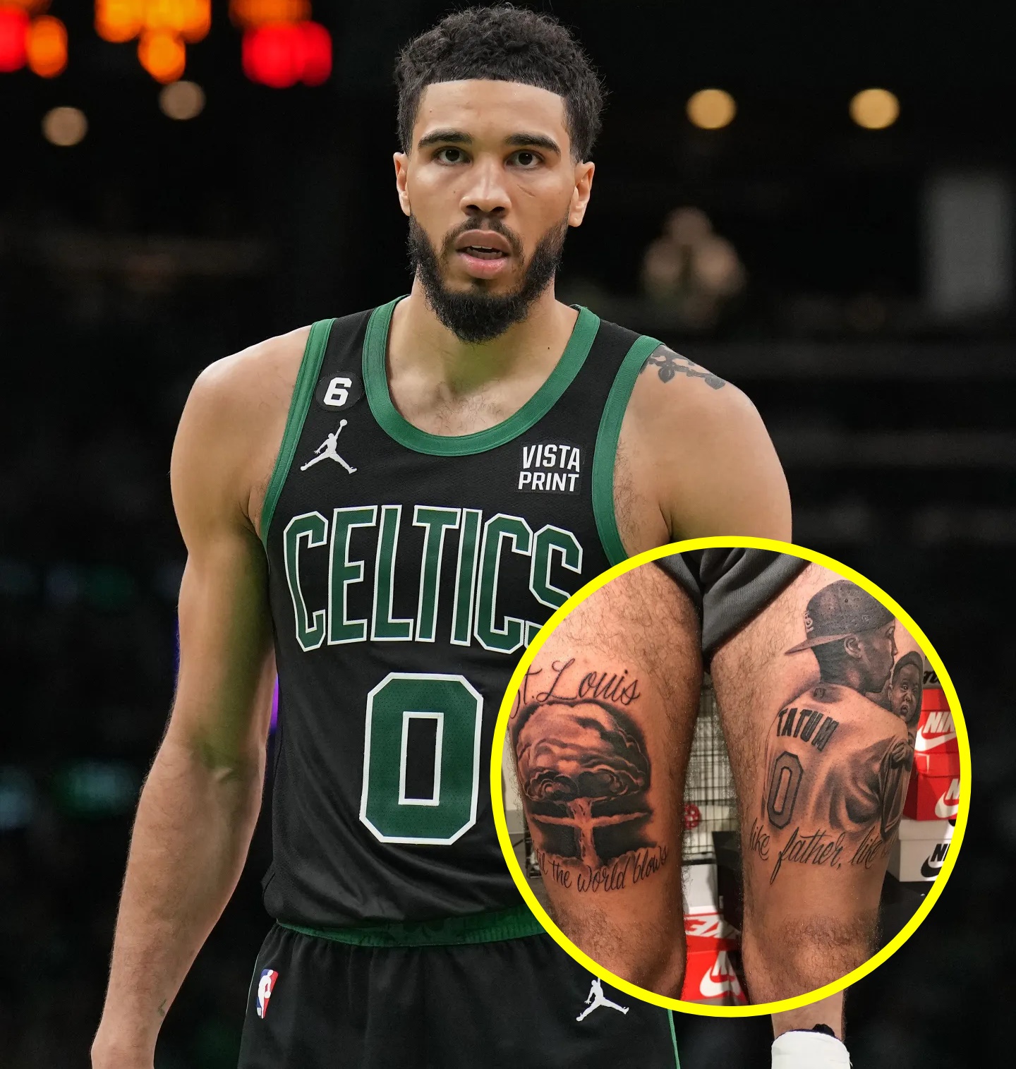 The truth behind Jayson Tatum's tattoos - the bold message on his back leaves fans stunned! - News