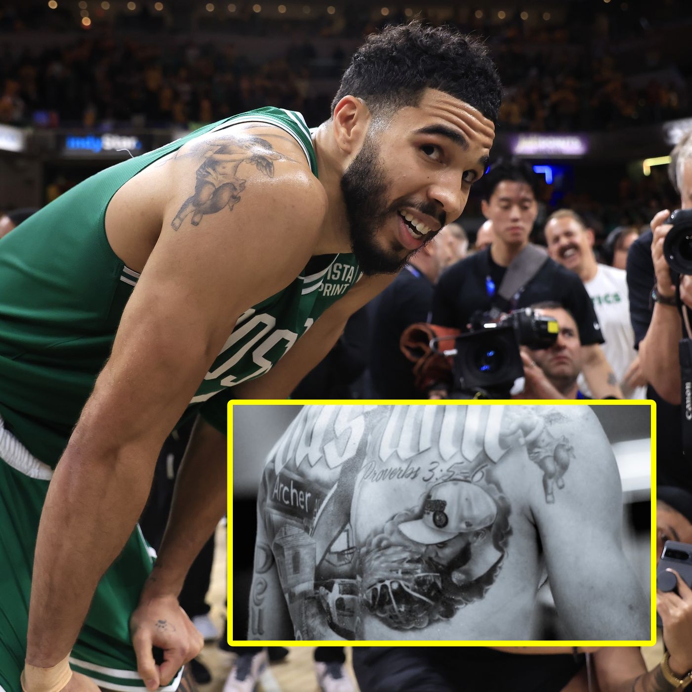 Jayson Tatum Immortalizes NBA Finals Moment with Bold New Tattoo - News