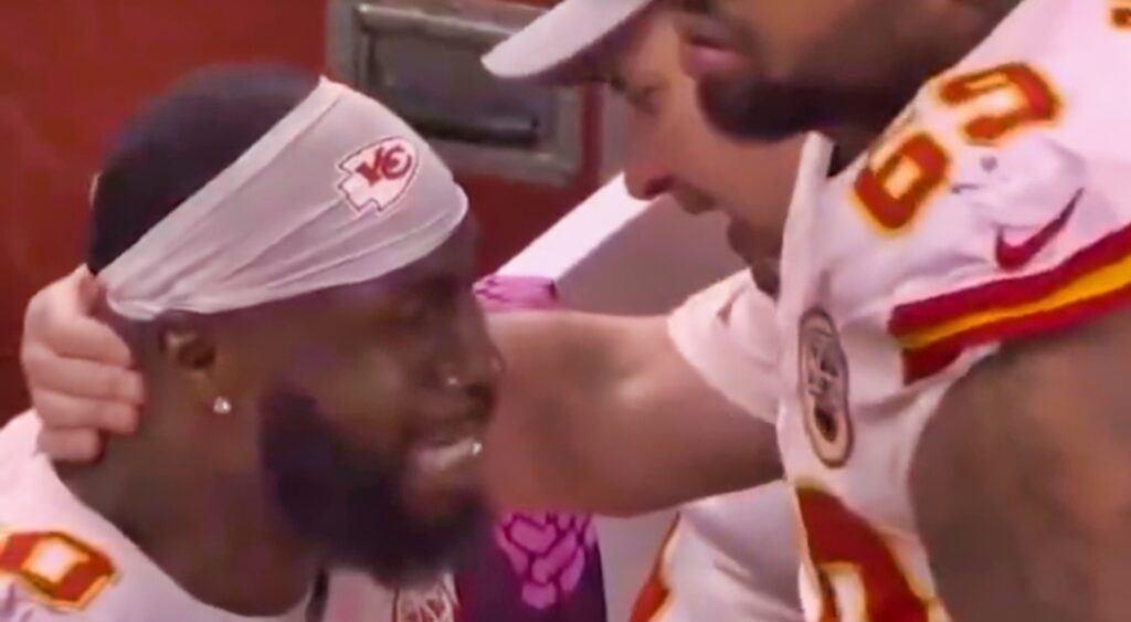 VIDEO: Cameras Caught Chiefs Players Crying Their Eyes Out On The Bench ...