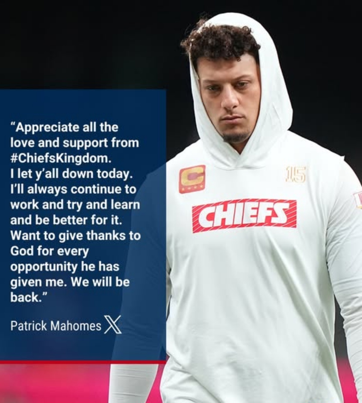 Patrick Mahomes takes blame for Super Bowl LIX rout, promises Chiefs 'will be back' - News