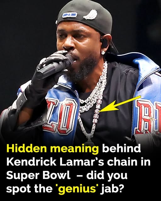 Hidden meaning behind Kendrick Lamar’s chain in Super Bowl halftime ...