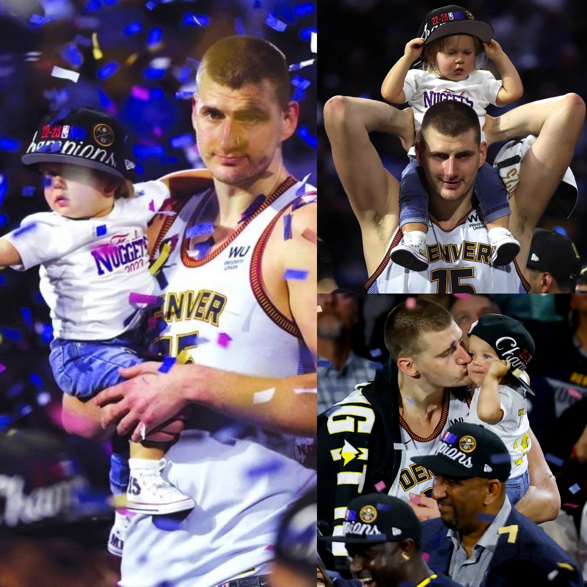 Nikola Jokic's adorable daughter Ognjena steals the show at Avalanche ...