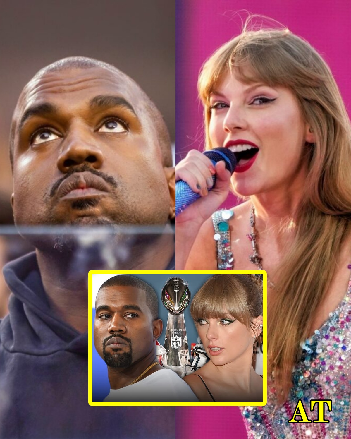 Kanye West Claims He’s Never Performed At Super Bowl Halftime Show Because Of Taylor Swift - News
