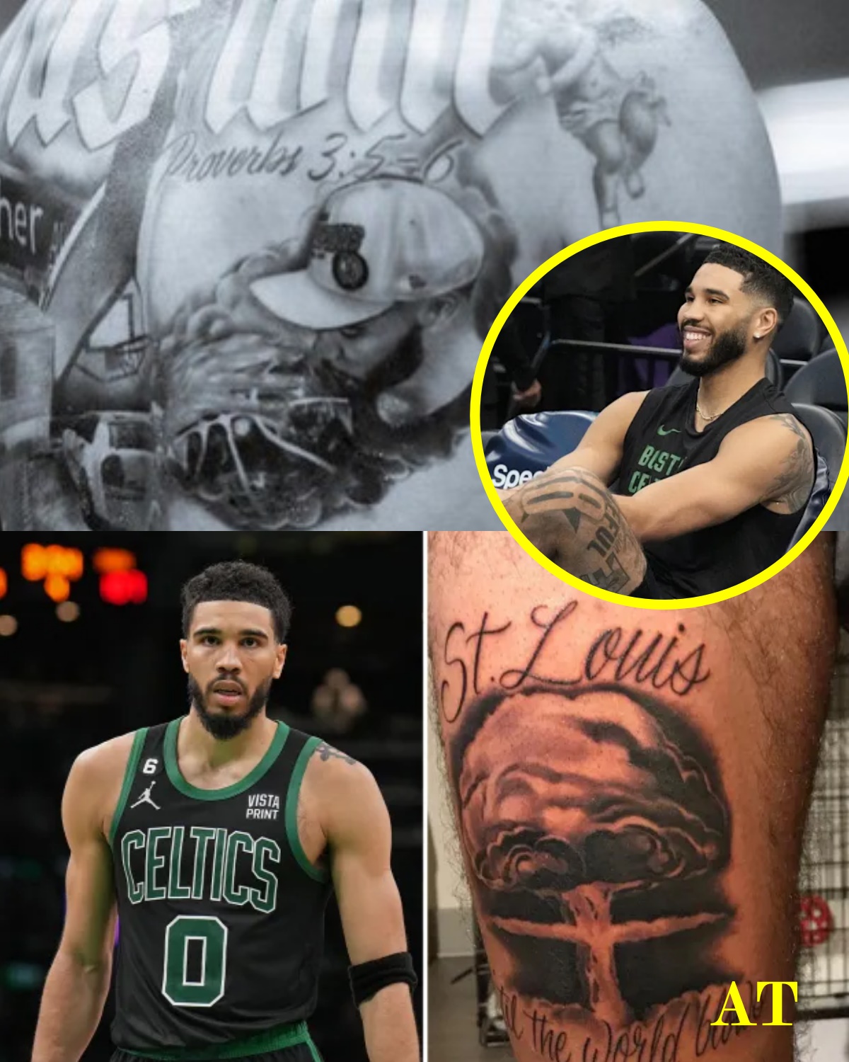 Jayson Tatum’s Secret Ink: The Hidden Story Behind the NBA Superstar’s Mysterious Tattoo—What Is ...